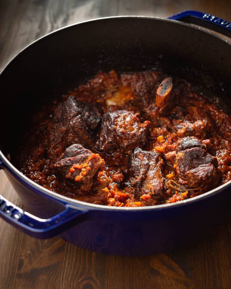 Short Rib Ragu with Rigatoni - Lauren from Scratch