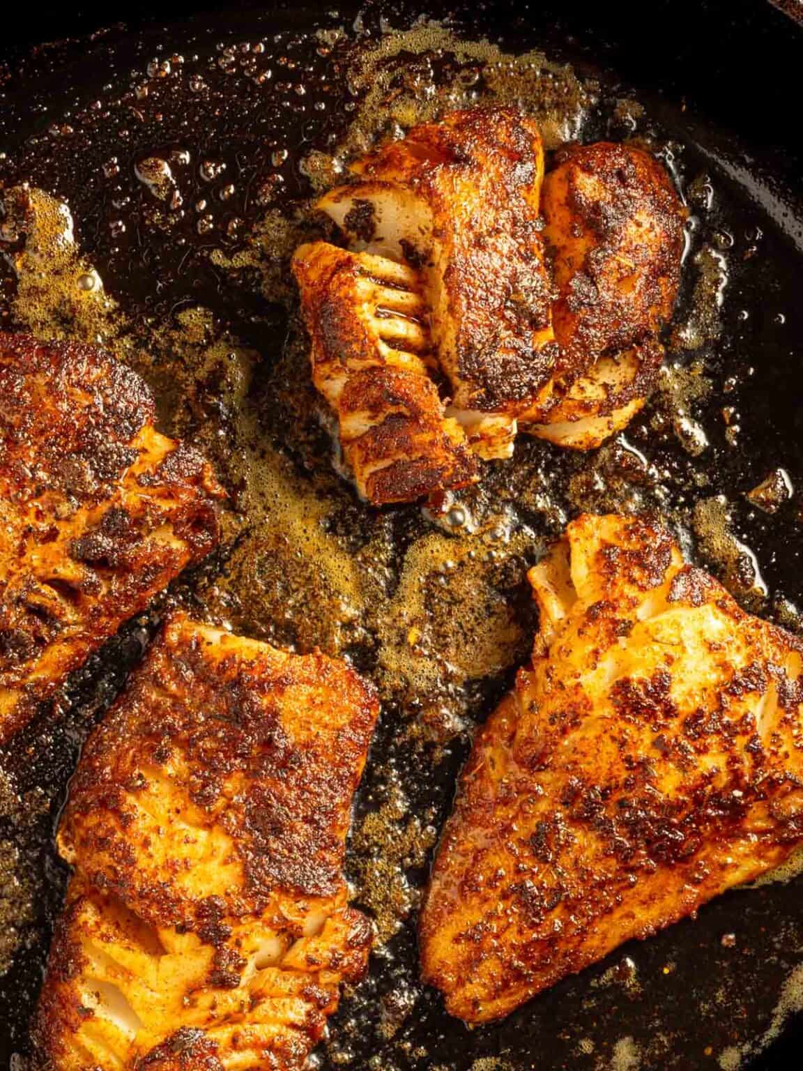 Blackened vs Grilled Fish - Lauren from Scratch