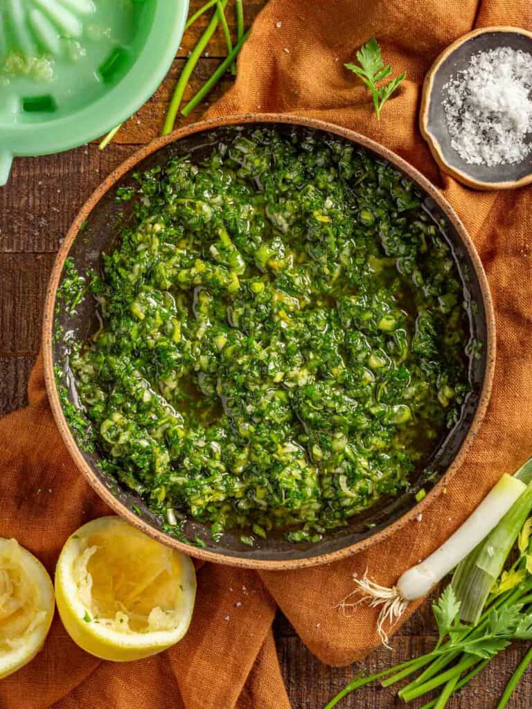 Persillade (5 Minute Parsley Sauce) - Lauren from Scratch