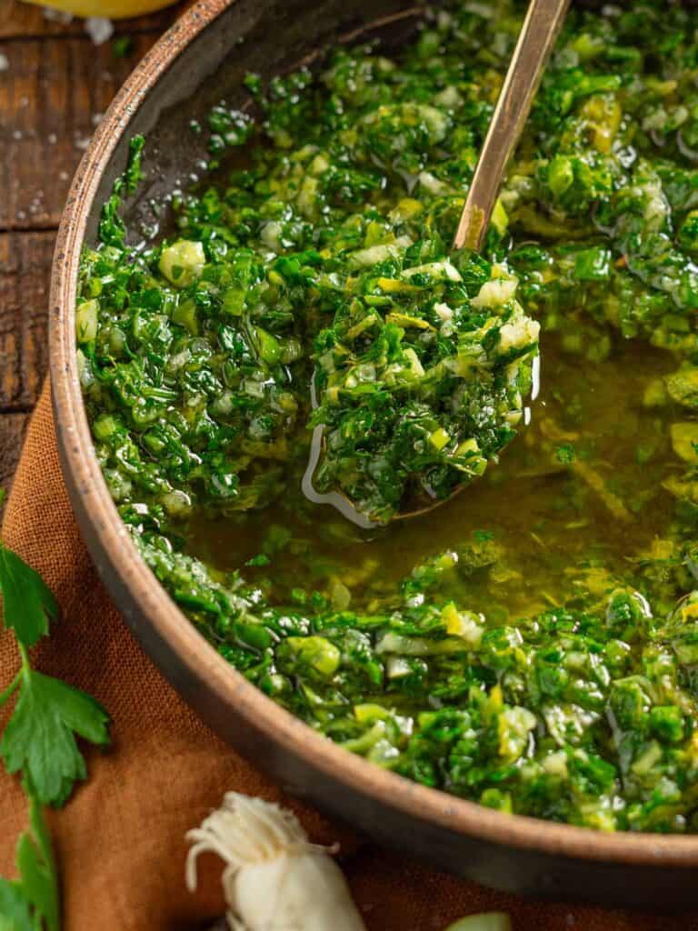 Persillade (5 Minute Parsley Sauce) - Lauren from Scratch