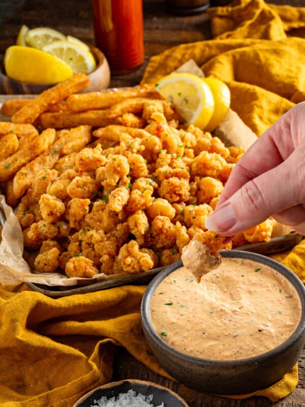 Crispy Fried Crawfish Tails - Lauren from Scratch