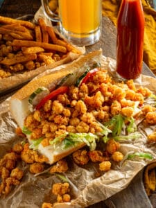 Crispy Fried Crawfish Po’Boy - Lauren from Scratch