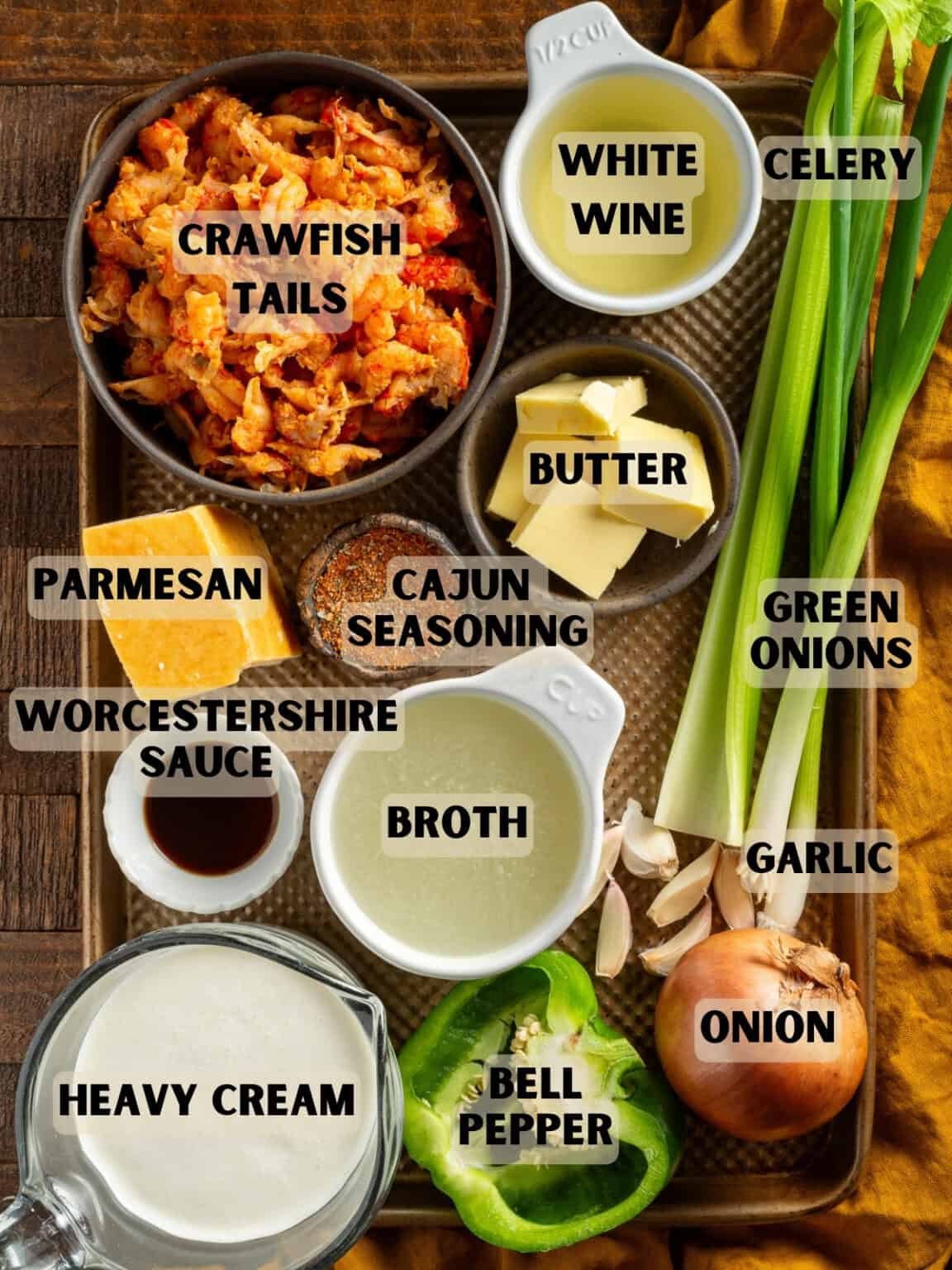 Cajun Crawfish Cream Sauce - Lauren from Scratch