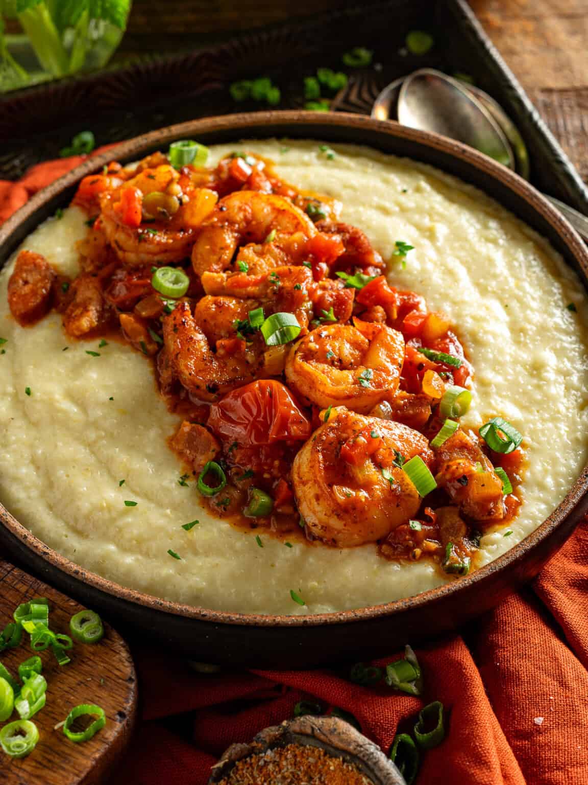 New Orleans Shrimp and Grits - Lauren from Scratch