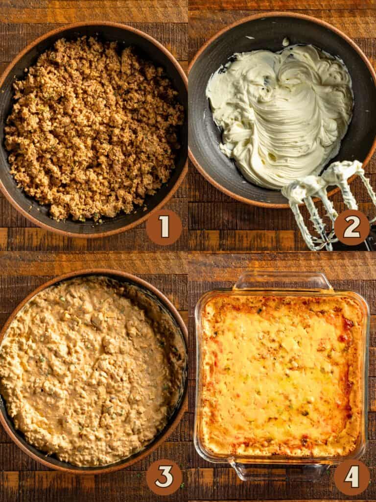 Cheesy Hot Boudin Dip - Lauren from Scratch