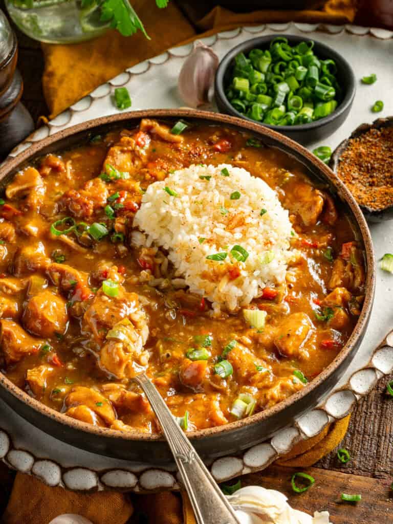 Corn Maque Choux (Classic Cajun Side Dish) - Lauren from Scratch