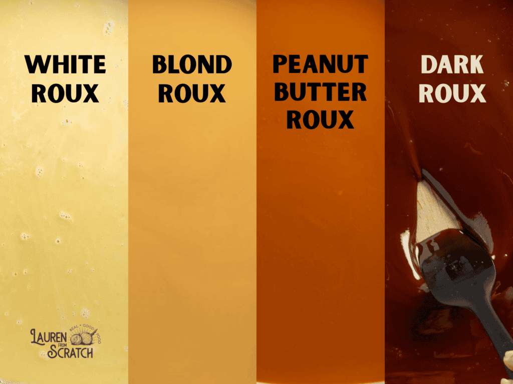 How to Make a Roux (White, Blond, Medium, Dark) - Lauren from Scratch