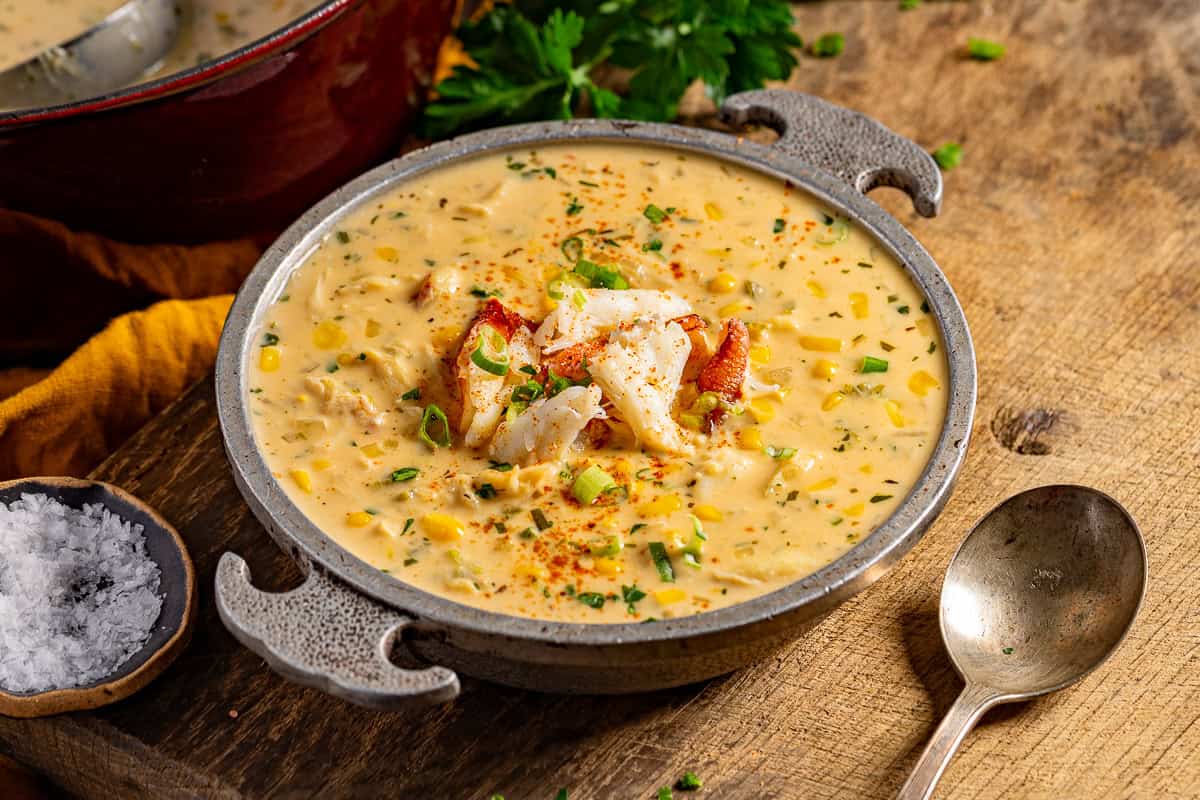 Corn and Crab Bisque (New Orleans Style) - Lauren from Scratch